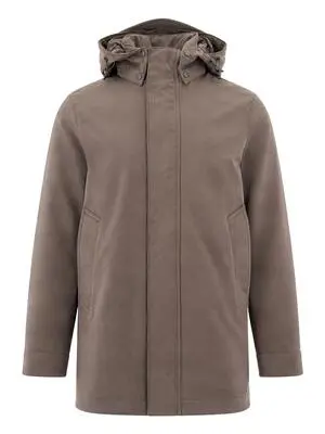 Woolrich Hooded Parka Coat - Falcon