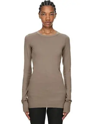 Rick Owens RICK OWENS Cotton T-Shirt Grigio