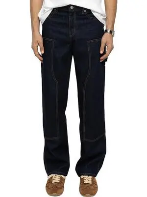 Zadig&Voltaire Perry Cotton Panel Denim Jeans - Brut