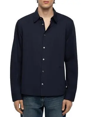 Zadig&Voltaire Sid Cotton Shirt - Encre