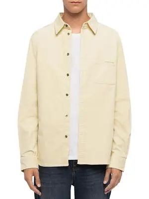 Zadig&Voltaire Simon Cotton Blend Corduroy Shirt - Cream