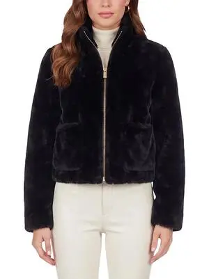 Gorski Merino Shearling Lamb Jacket - Black
