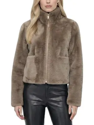 Gorski Merino Shearling Lamb Jacket - Caramel