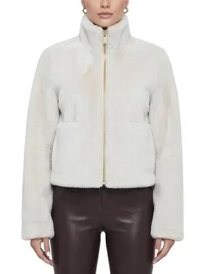 Gorski Merino Shearling Lamb Jacket - Cream