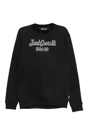 JUST CAVALLI Just Cavalli Logo Embroidered Sweater