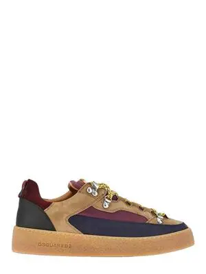 Dsquared2 Paneled Lace-up Sneakers - Neutrals