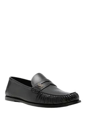 SAINT LAURENT Saint Laurent Leather Loafers