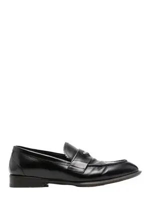 Alexander McQueen Coin-embellished Penny Loafers - Black