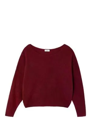 American Vintage Boat-neck Sweater - Red