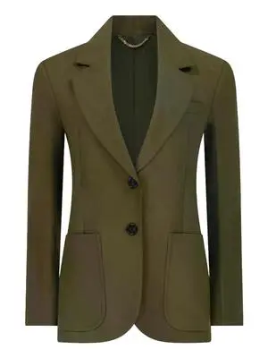 Victoria Beckham Katherine Single-breasted Blazer - Green
