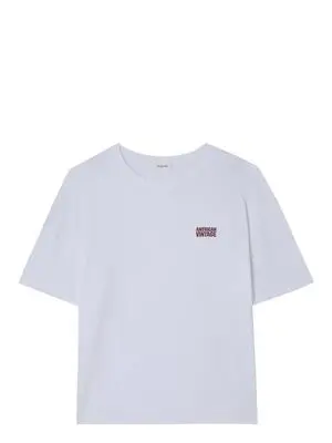 American Vintage Logo-print T-shirt - White