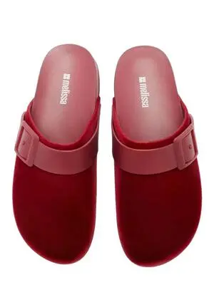 MELISSA Melissa Cozy Velvet-Effect Mules