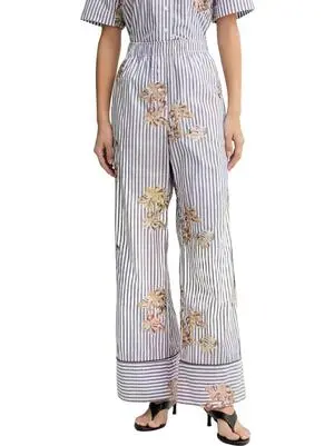 Munthe Nikita Palazzo Pants - White