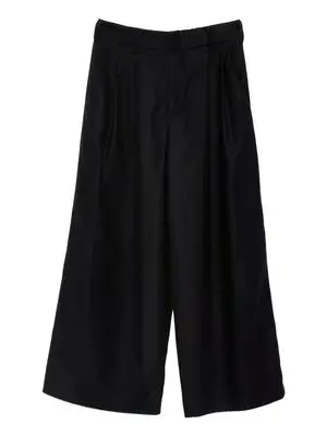 SUSANNE BOMMER Pleated Palazzo Pants - Blue