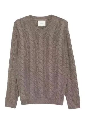 LISA YANG LISA YANG Cable Knit Sweater Brown