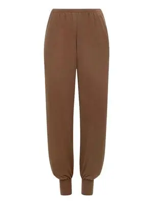 12 STOREEZ Mawata Knitted Trousers - Brown