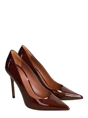 CASTAGNA Hope 105 Patent-leather Pumps - Red