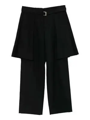 SACAI Layered Belted Trousers