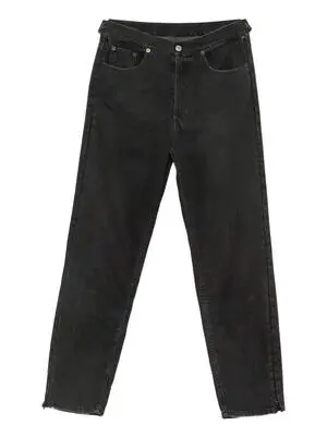 MAISON MARGIELA Side-zip Straight-leg Jeans - Black