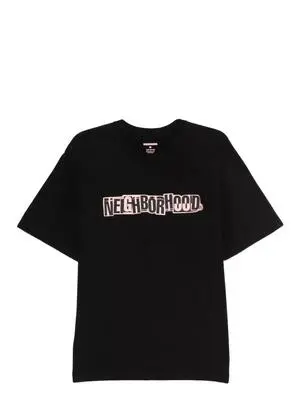 NEIGHBORHOOD Logo-print T-shirt - Black