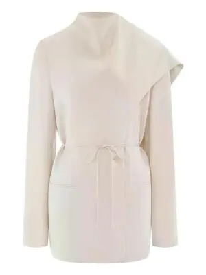 12 STOREEZ Petra Asymmetrical Blazer - Neutrals