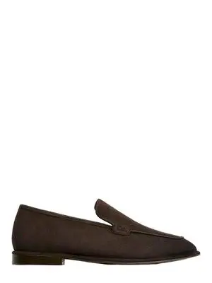 12 STOREEZ 12 STOREEZ Shearling Leather Loafers