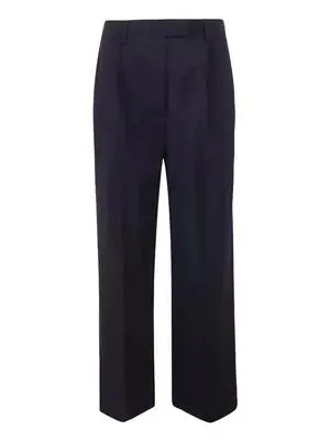 Christian Wijnants Pleat Detail Trousers - Blue