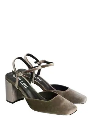 BIBI LOU Emily Suede Pumps - Grey