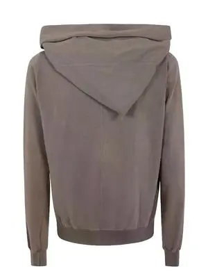 Rick Owens Asymmetric Zip Hoodie - Grey