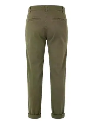 MAISON123 Rolled-cuff Chino Trousers - Green
