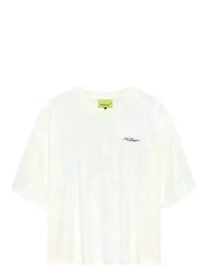 NEW AMSTERDAM SURF ASSOCIATION Logo-print Shell-graphic T-shirt - White