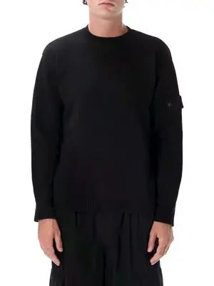 Stone Island Crew Neck Sweater - Black