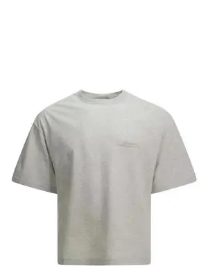 Jacquemus Cotton Jersey Embroidered Logo T-shirt - Grey