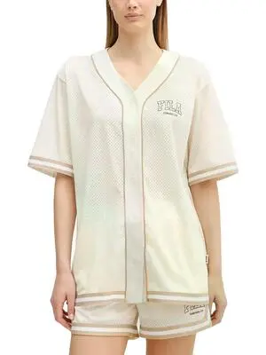 FILA Villanova Logo-print T-shirt - Neutrals