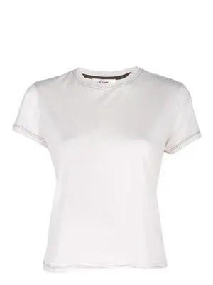 FRAME FRAME Contrast-Stitch T-Shirt