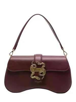Just Cavalli Snake-plaque Shoulder Bag - Red