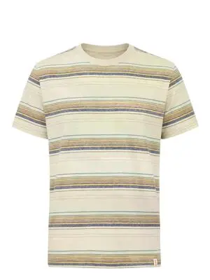 REVOLUTION NOW Horizontal-stripe T-shirt - Neutrals