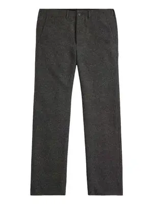 Ralph Lauren Herringbone Pattern Trousers - Grey