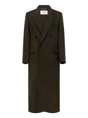 VICTORIA BECKHAM Victoria Beckham Catriona Double-Breasted Wool Coat