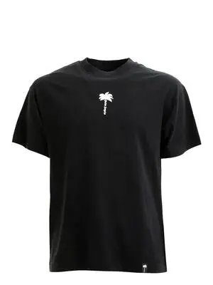 Palm Angels Cotton T-shirt - Black