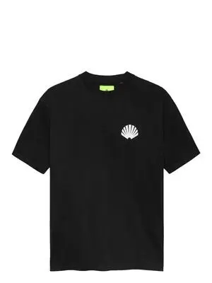 NEW AMSTERDAM SURF ASSOCIATION Logo-print Cotton T-shirt - Black