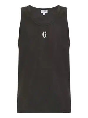 MAISON MARGIELA Logo Tank Top - Grey