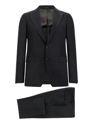 Tagliatore Vesuvio Wool Suit - Grey