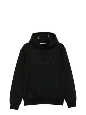 Carhartt Work In Progress Embroidered Logo Hoodie - Black