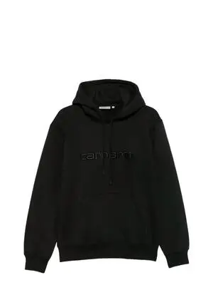 Carhartt Work In Progress Embroidered Logo Hoodie - Black