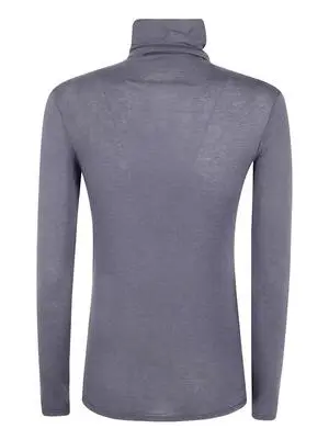 Antonelli Firenze Roll-neck Long-sleeved Sweater - Grey