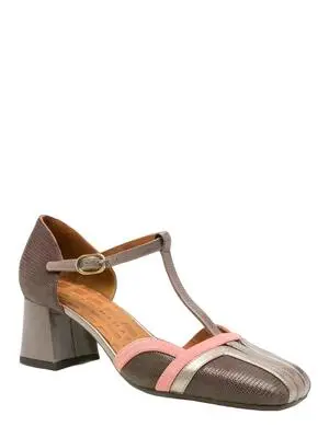 Chie Mihara Volai T-bar Pumps - Brown