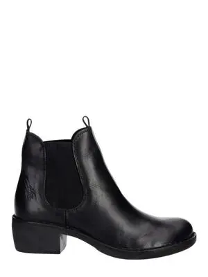 Fly London Fly London Elasticated Leather Chelsea Boots Black