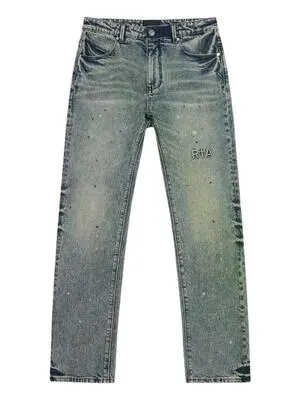 RtA Haru Paint-splatter Jeans - Blue