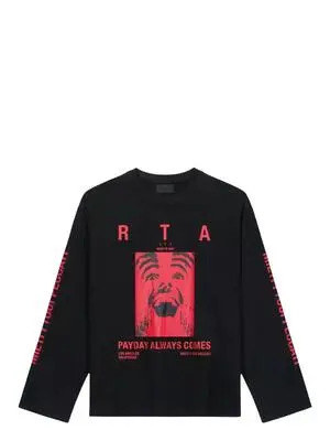 RtA Marceau Long-sleeved T-shirt - Black